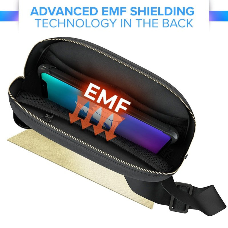 DefenderShield EMF Protection Fanny Pack - Blocks 5G & EMF