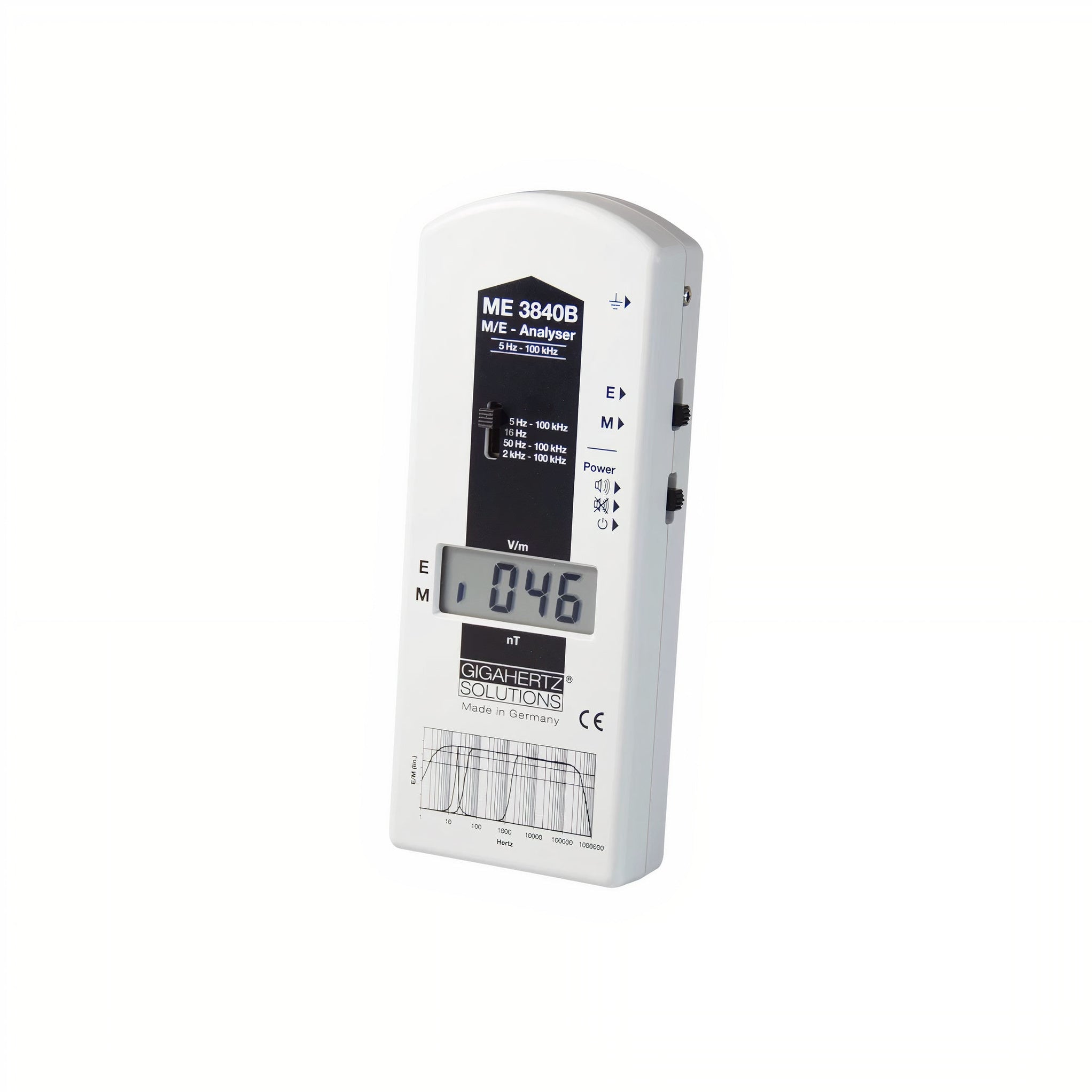 VLF ELF EMF Meter ME3840B | Precise Dirty Power Detection