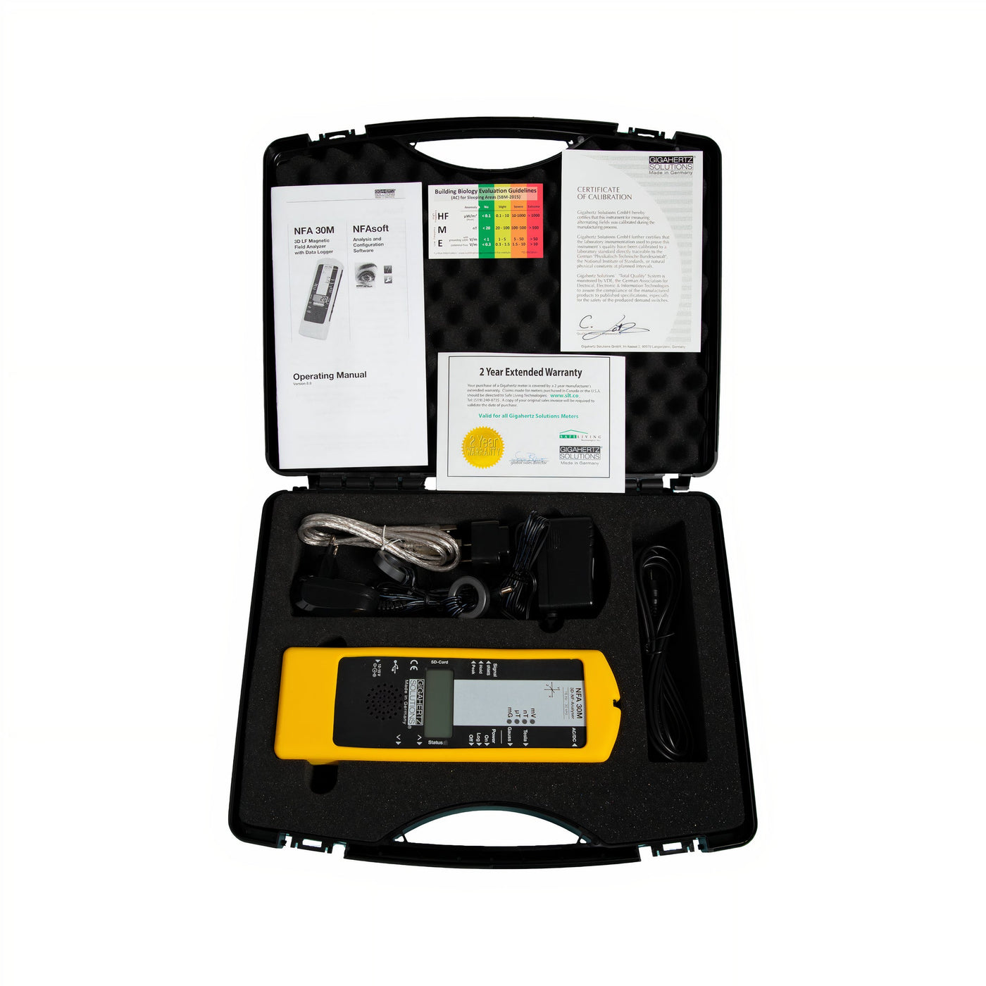 NFA30M 3D Magnetic EMF Meter - Data Logger 16Hz-32kHz