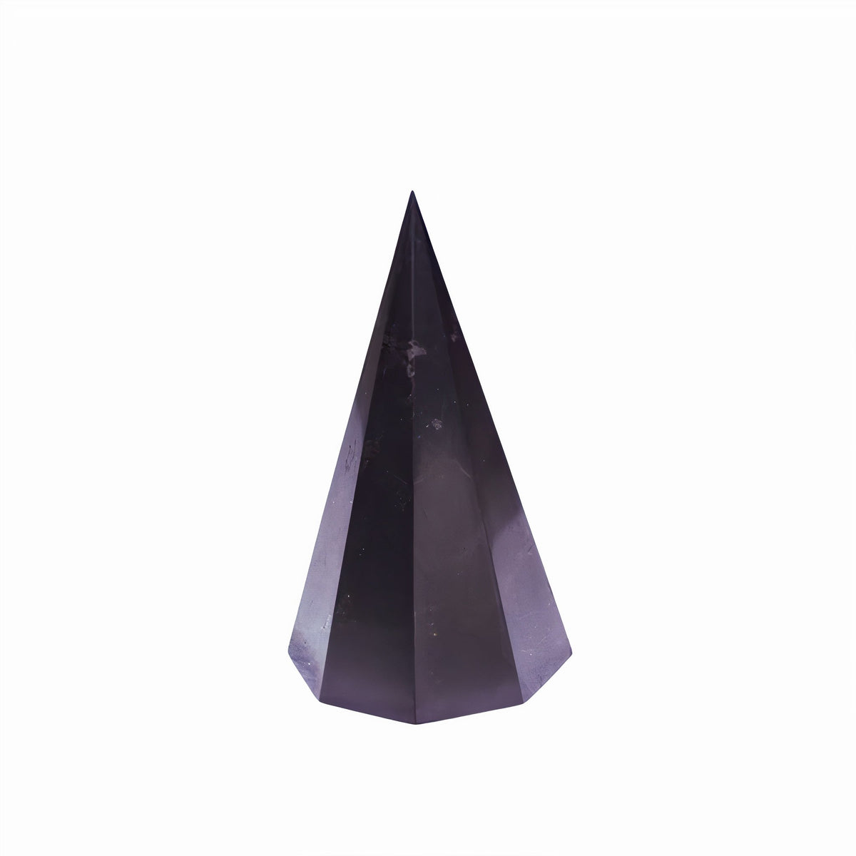 Octahedral Shungite Stone Pyramid - EMF Protection | Unique Design