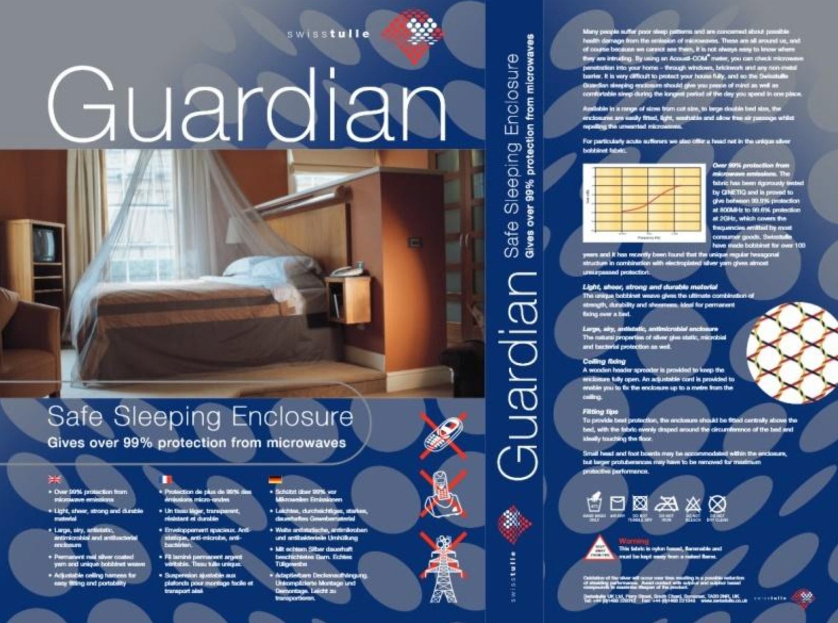 Silver EMF Bed Canopy - Ultimate Shield & Comfort